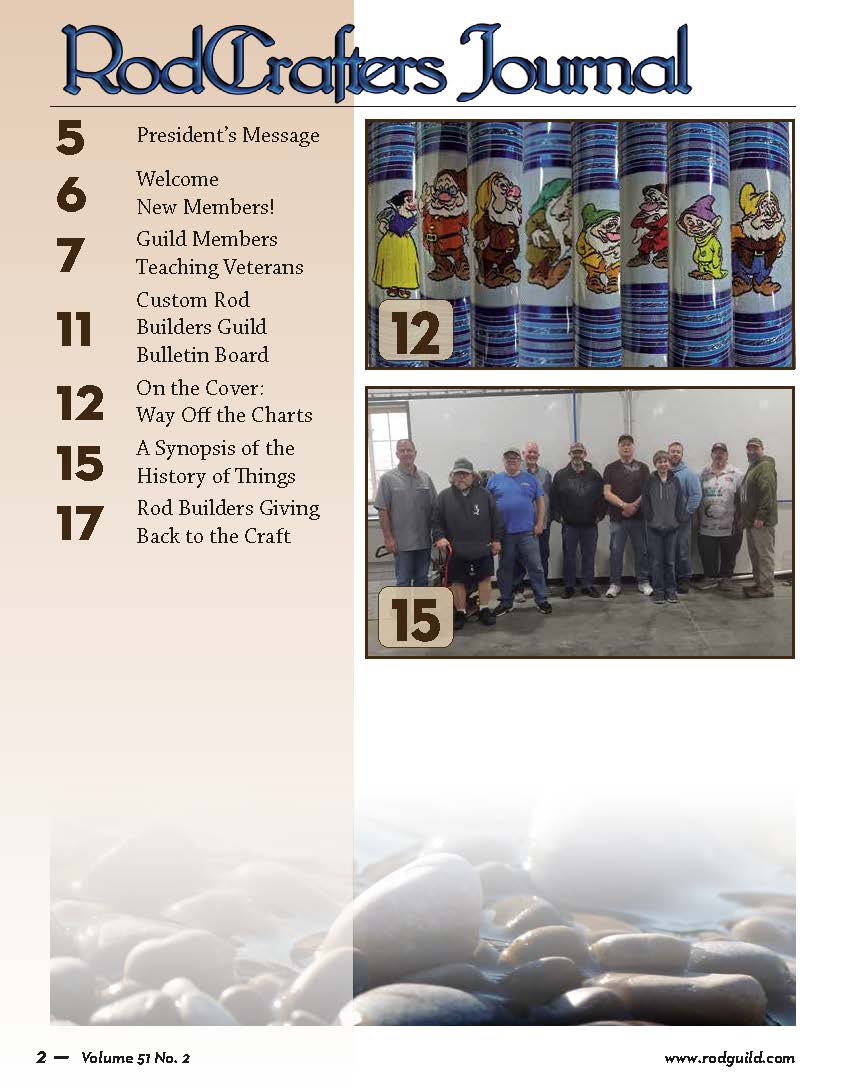 Custom Rod Builders Guild – Promoting the craft of rod building.